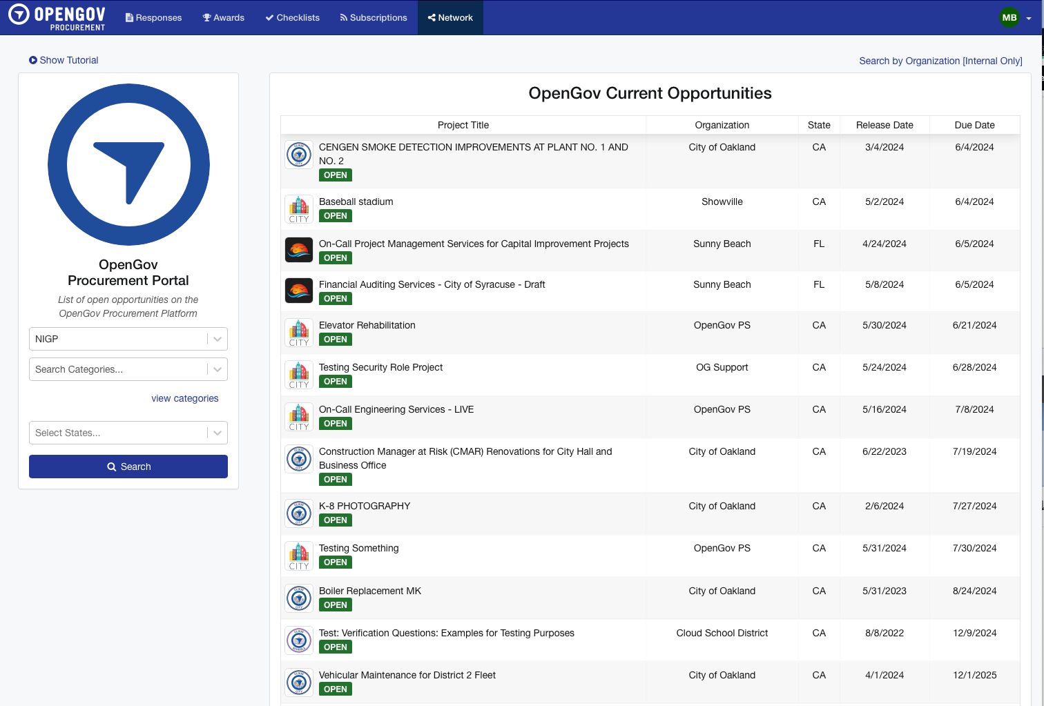 Vendor Experience Overview